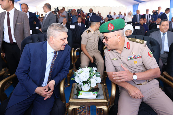 SCA - رئيس هيئة قناة السويس ومحافظ بورسعيد يشهدان افتتاح كوبرى النصر ...