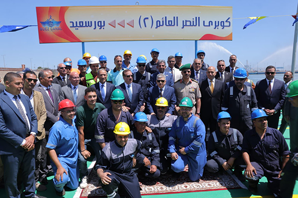 SCA - رئيس هيئة قناة السويس ومحافظ بورسعيد يشهدان افتتاح كوبرى النصر ...