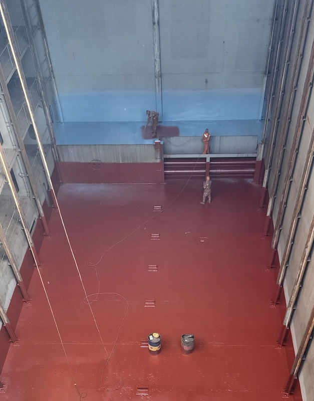 SCA - MSC TIAN III afloat repair project